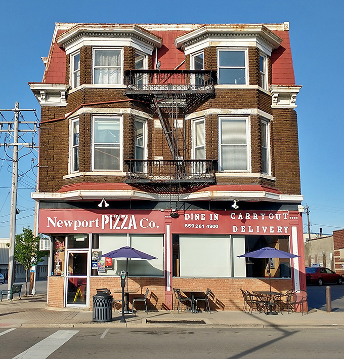 This classic brick storefront promises the kind of pizza that builds lifelong memories.