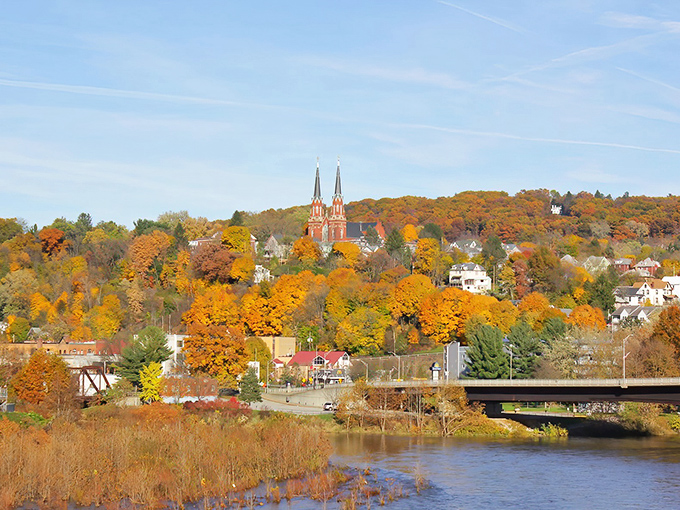 Autumn transforms this riverside community into a golden postcard you'll want to call home.