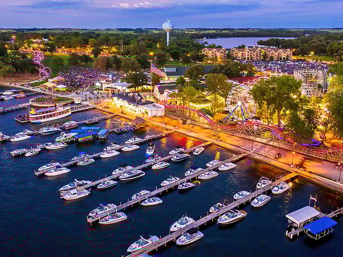 When the carnival lights dance on Okoboji's waters, magic happens in the Iowa heartland.