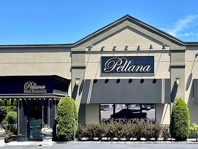 Understated on the outside, extraordinary on the inside &ndash; Pellana's steakhouse magic happens beyond these doors.