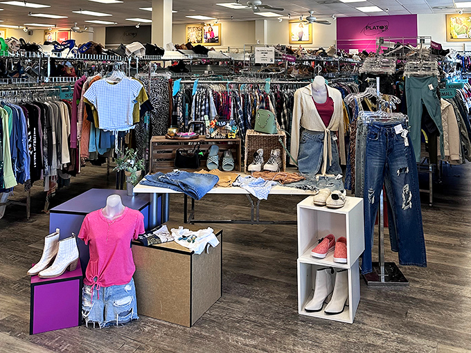 Not your grandmother's thrift store—this boutique-style space showcases trendy finds without the mall prices.
