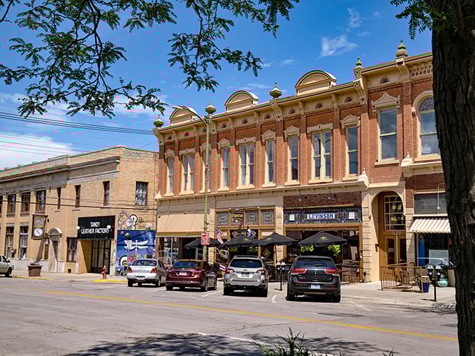 This downtown view captures why your retirement dollars stretch further when surrounded by mountain magic and friendly faces.