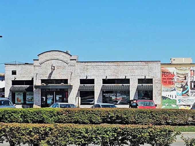 Clean lines and big windows hint at the fresh, quality ingredients waiting inside this gem.