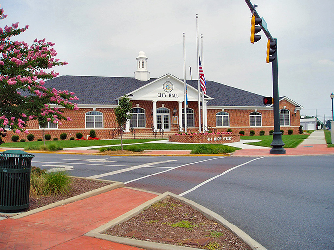 City Hall stands proud like a welcoming neighbor, ready to help with whatever you need.
