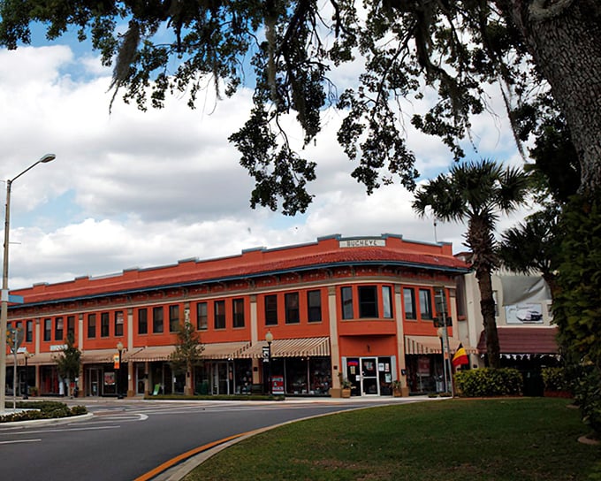 Angle parking and unhurried pace - Sebring's downtown feels like stepping back to a time when retirement dollars stretched further.