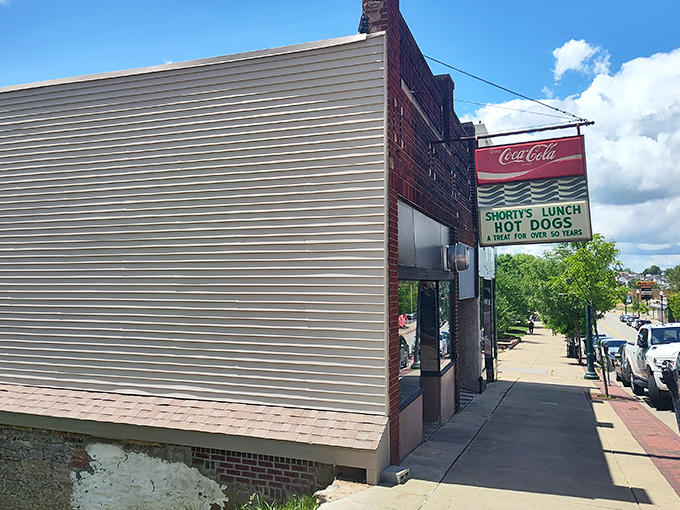 The unassuming exterior of Shorty's hides a world of hot dog perfection that locals have treasured for generations.