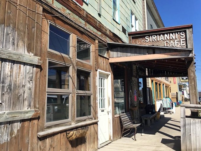 Weathered wood and small-town character &ndash; Sirianni's exterior hints at the decades of pizza wisdom waiting inside.