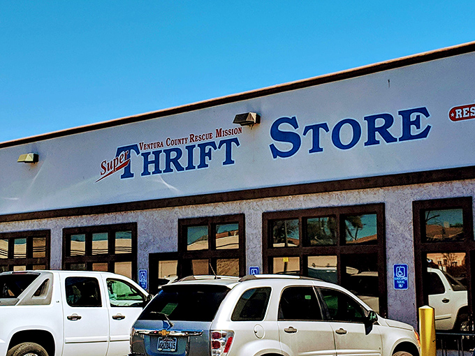 The Ventura County Rescue Mission's thrift emporium stands ready for another day of bargain-based joy.