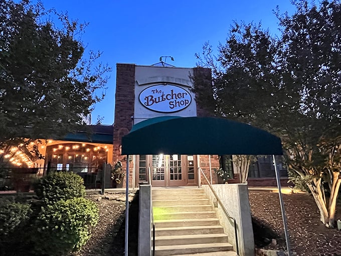 As evening falls, The Butcher Shop transforms into a beacon of hope for the seriously steak-deprived.