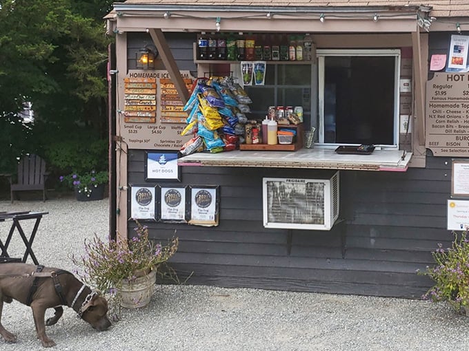 String lights, snacks, and hot dogs that snap with each bite. This little wooden stand proves bigger isn't always better when it comes to flavor.