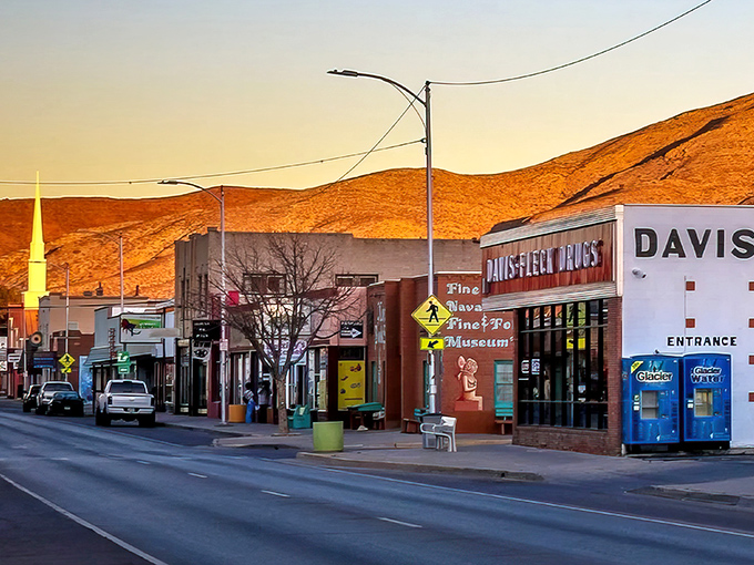 This quirky New Mexico town wears its unusual name with pride, displaying desert charm on every sun-soaked corner.