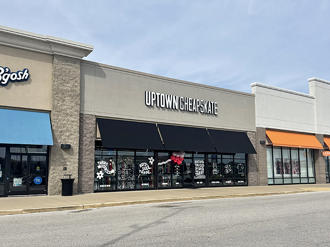 Those black awnings aren't just for show&mdash;they're signaling the fashion runway that won't empty your wallet.