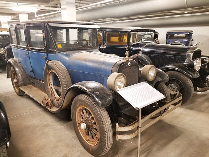 The 1925 Buick Master Six reminds us when cars weren't just transportation but statements. That patina tells more stories than a roadside diner waitress.