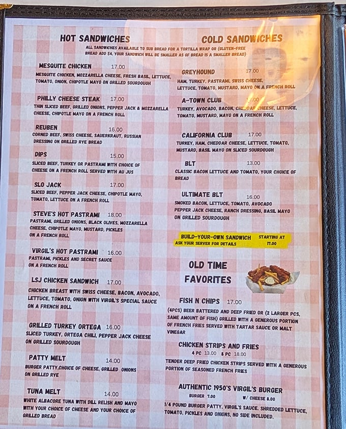 The menu reads like a love letter to American classics. Each sandwich has a story, and I'm ready to listen to every delicious chapter.