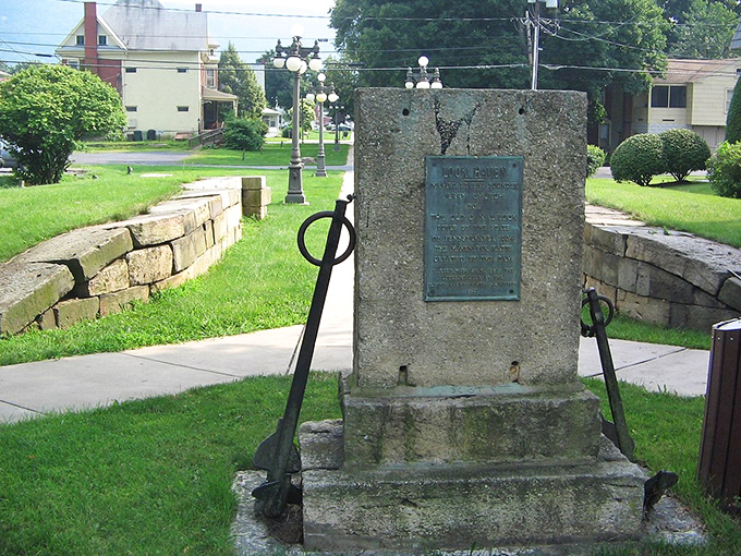 History stands sentinel in quiet corners throughout Lock Haven. This canal monument reminds us that before highways, water was the superhighway of commerce and connection.