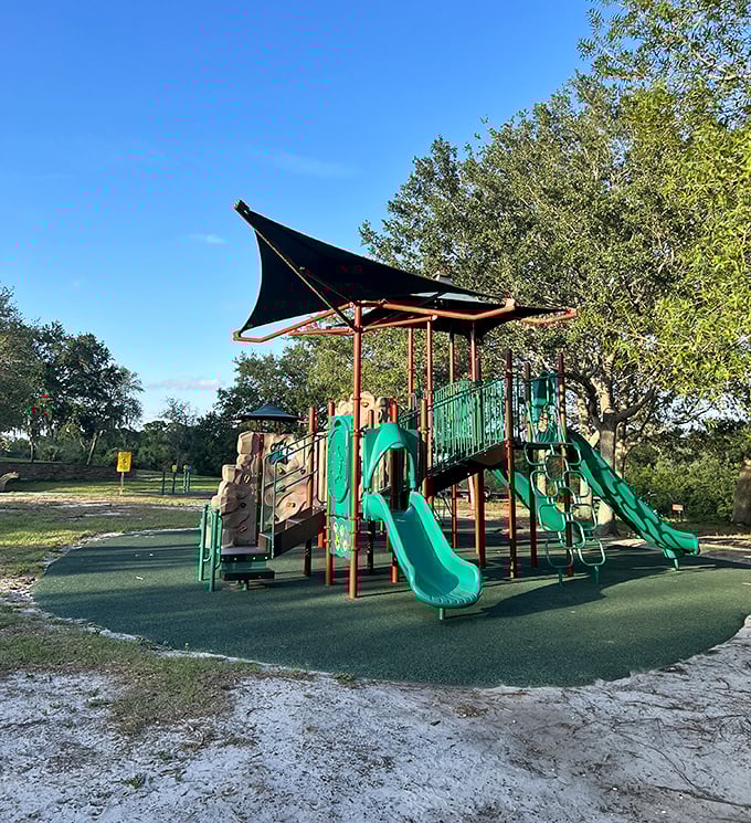 Even the playground at A.L. Anderson Park has that "I'm on vacation" vibe &ndash; slides with a side of serenity under Florida's endless blue sky.