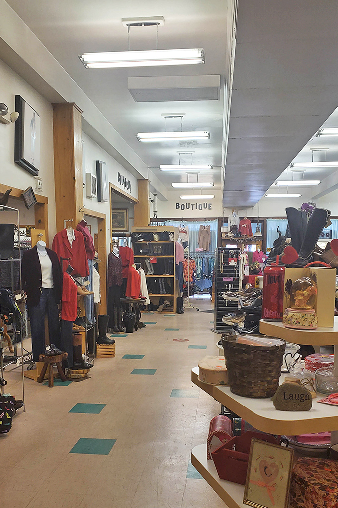 The boutique section feels like stumbling into a high-end department store that accidentally priced everything using Monopoly money.