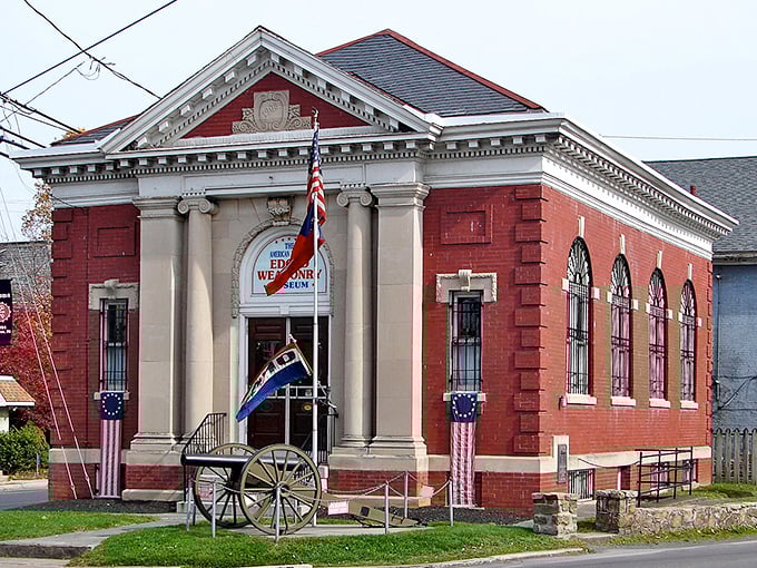 History comes alive at this stately red brick museum. The cannon out front hints at the stories waiting inside, where America's past is lovingly preserved.