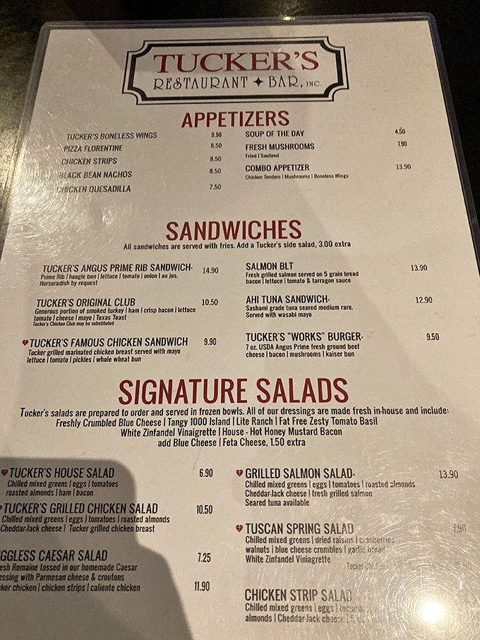 The menu reads like a greatest hits album of American comfort classics, each dish promising a delicious encore performance.