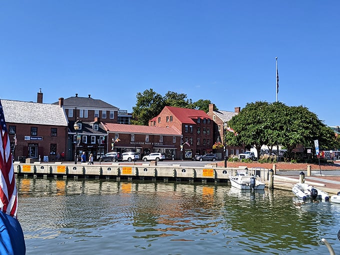Waterfront charm doesn't get more quintessential than this harbor view, where colonial buildings meet bobbing boats in a perfect maritime marriage.