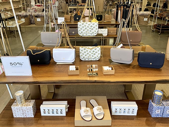 Designer handbags at half price&mdash;the kind of math that makes everyone suddenly excellent at calculations and justifications.