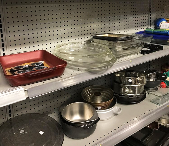 Kitchen treasures await! One person's forgotten baking dish is another's perfect excuse to finally try that souffl&eacute; recipe.