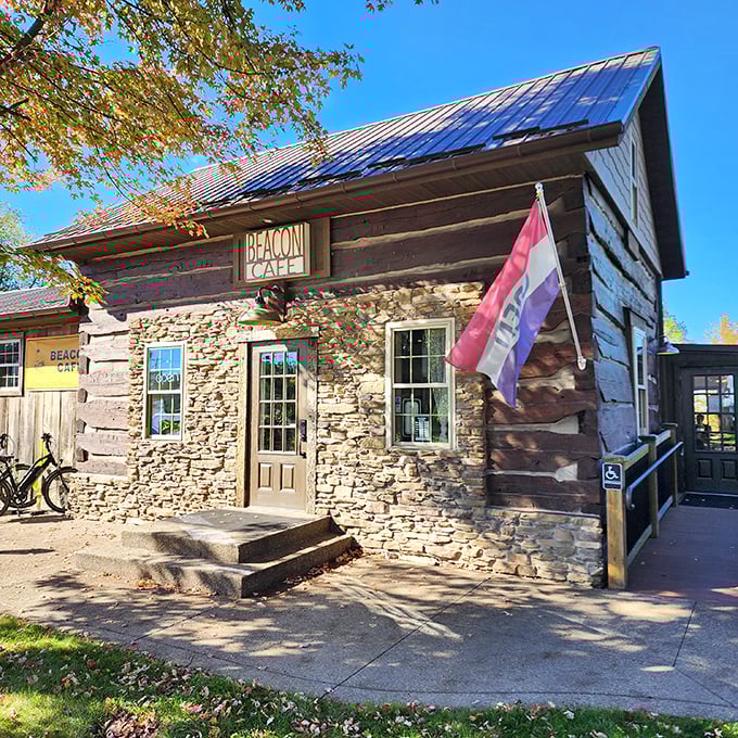 The Beacon Caf&eacute; isn't just a restaurant; it's a time machine disguised as a log cabin, serving comfort food that makes your grandmother's cooking seem merely adequate.