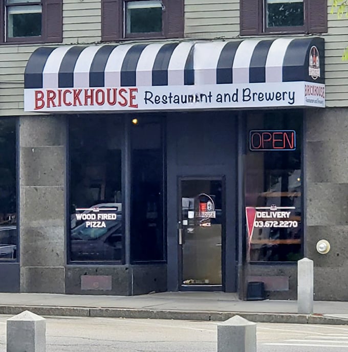 Brickhouse's striped awning isn't just charming&mdash;it's a beacon for wood-fired pizza pilgrims seeking refuge from chain restaurant mediocrity.