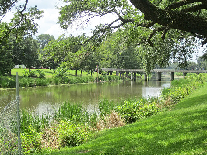 Nature reclaims its rightful place along Brushy Bayou, where sunlight dapples the water and creates a tranquil retreat from modern worries.