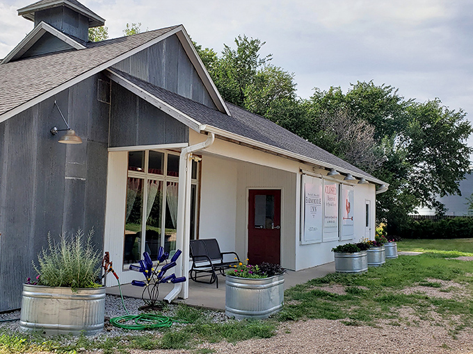 This charming farmhouse inn looks like the perfect escape from spreadsheets and Zoom calls&mdash;a place where porch sitting qualifies as a legitimate activity. 