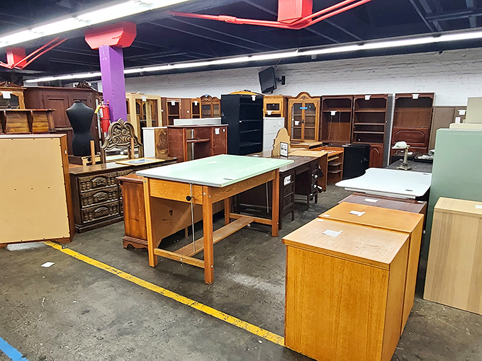 Cabinet kingdom! From mid-century modern to grandma's china display, these wooden sentinels stand ready for their second act in your home.