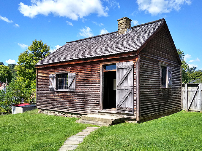 This pioneer cabin at Campus Martius Museum isn't just preserved history&mdash;it's a humbling reminder of what counted as "luxury real estate" for Ohio's first settlers.