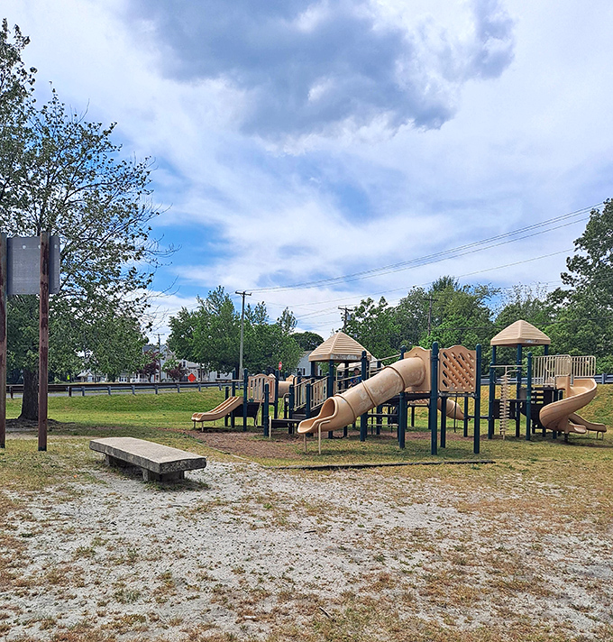 Nothing says "childhood memories in the making" quite like this playground. The slides are calling your name&mdash;don't pretend you're too grown-up to answer.