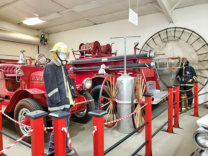 This vintage fire engine at the Churchill County Museum isn't just history&mdash;it's a reminder that some things were built to last, like Fallon itself.