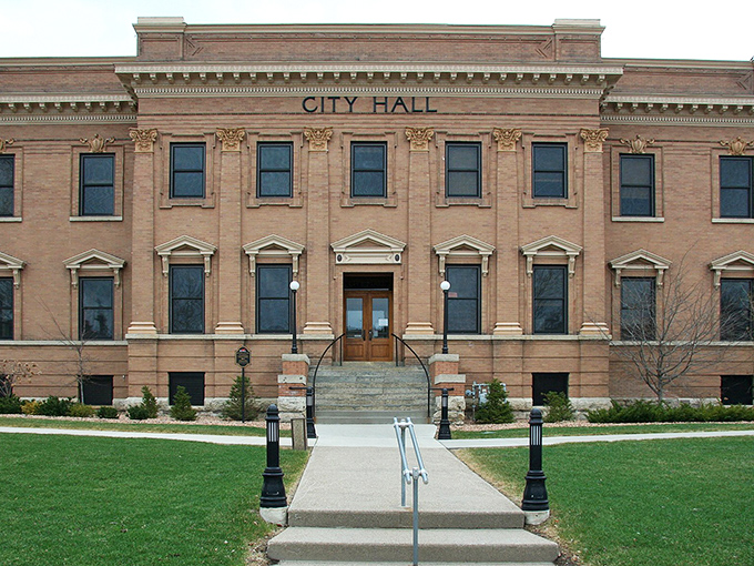City Hall stands like a dignified elder statesman, reminding visitors that civic architecture once had both purpose and personality.