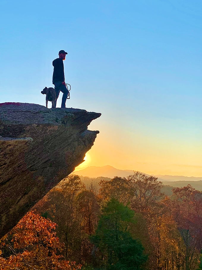 The ultimate "I'm king of the world" moment awaits at sunset. Just remember that unlike Titanic, this rock formation has stood the test of time.