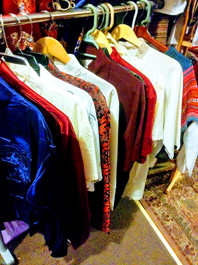 Vintage clothing that tells stories&mdash;each fabric pattern a conversation, each stitch a memory, each hanger holding someone's once-beloved style statement.