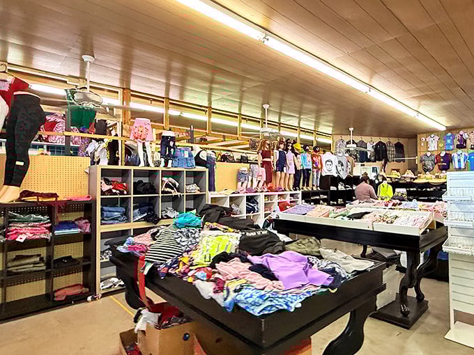 Leather goods galore! These handcrafted bags aren't just accessories &ndash; they're future heirlooms waiting for the right shoulder to come along.