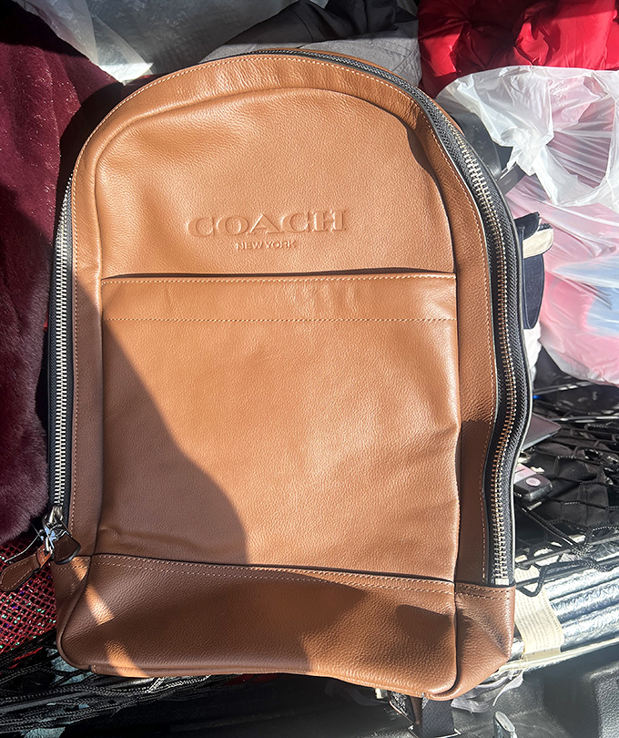 A Coach backpack waiting for its second act&mdash;proof that luxury leather goods can have an encore performance at a fraction of their original price.