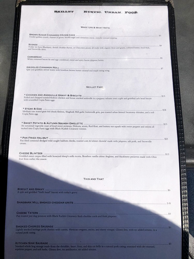 The menu reads like a love letter to Ohio's agricultural bounty&mdash;each description promising flavors that make you want to high-five the chef.