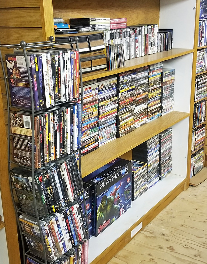 DVD heaven for movie buffs who remember when building a physical film collection was the ultimate weekend hobby. Netflix who?