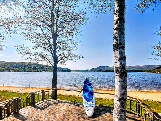 The unofficial Brighton State Park motto: "Come for the paddleboarding, stay for the moments when time actually stops."