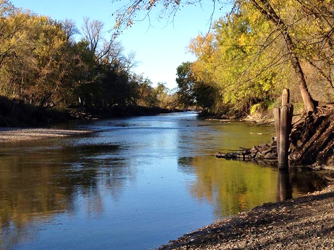 Mother Nature showing off her reflective skills along this peaceful riverbank. No filter needed when Iowa decides to flaunt its natural beauty.