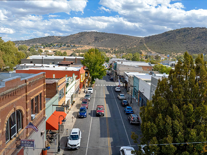 Historic buildings stand shoulder-to-shoulder along Yreka's main drag, offering small-town charm that big city dollars simply can't buy.