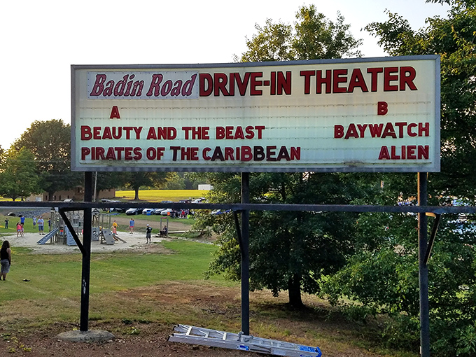 The marquee tells the story&mdash;double features that promise twice the entertainment under a canopy of stars, just like the good old days.