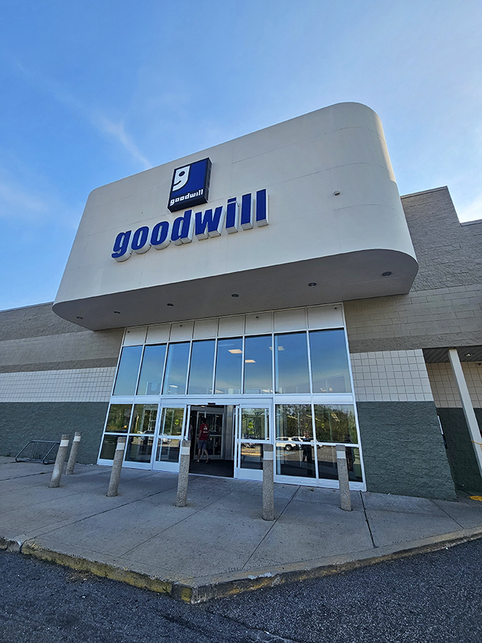 Every push through these doors is like opening a mystery box. What forgotten treasures await inside this unassuming South Portland landmark?