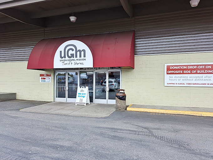 Inside, the organized chaos of housewares creates a treasure hunter's paradise where yesterday's kitchen gadgets await their second chance at culinary stardom.