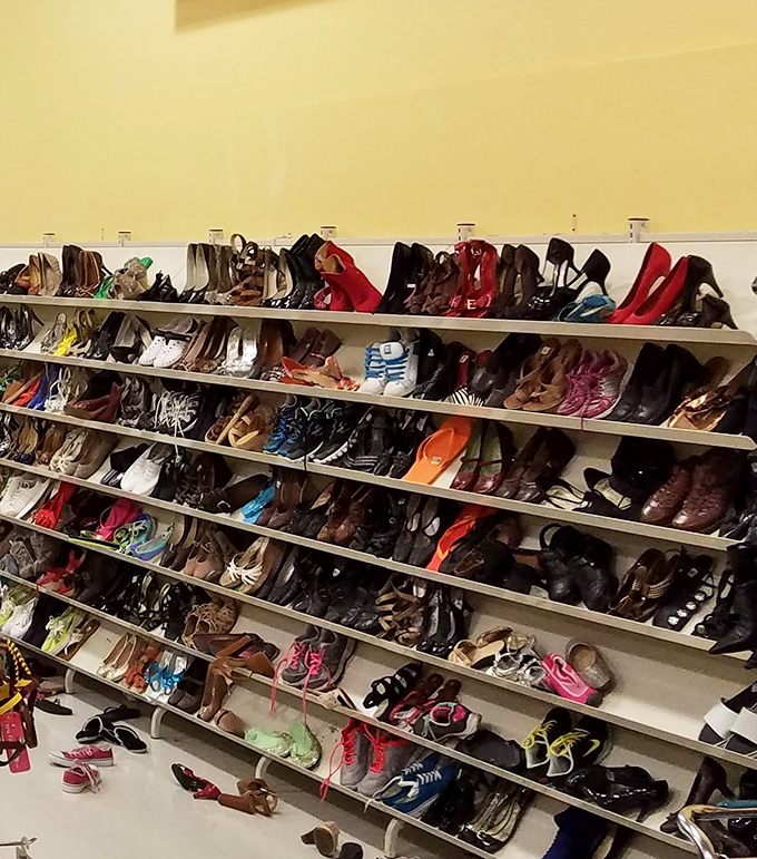The shoe section rivals Imelda Marcos's closet, with footwear for every occasion imaginable. From practical to whimsical, your next favorite pair awaits.
