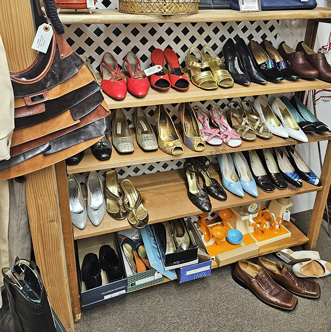 Not just shoes, but stories&mdash;each pair danced at different proms, walked different paths, and now waits for their next adventure.