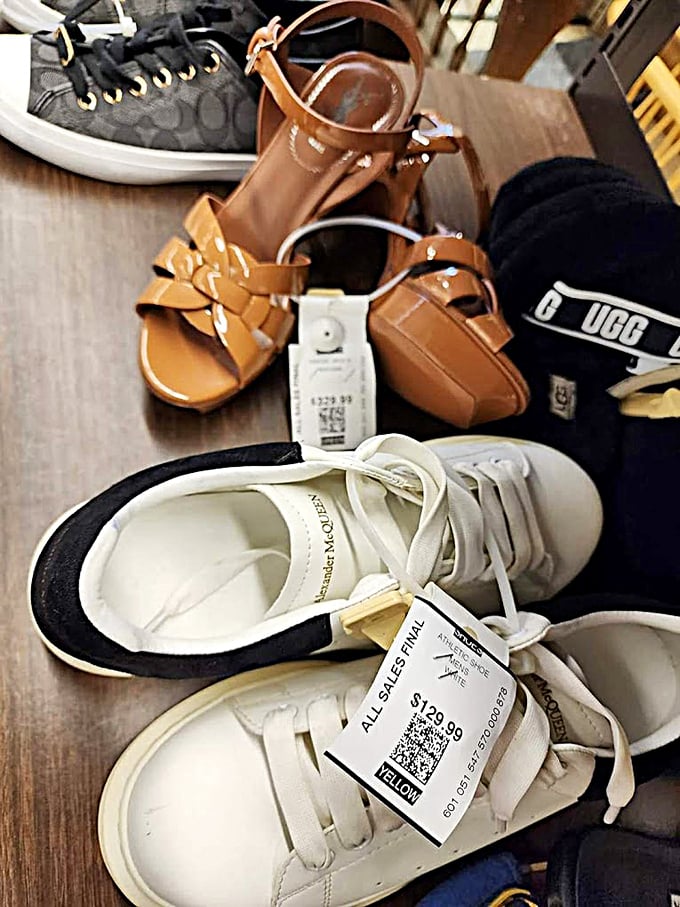 Shoe heaven awaits! Designer footwear at prices that'll make your wallet sigh with relief rather than scream in terror.